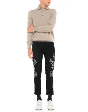 Dolce & Gabbana Cotton Elastane Jeans With Print