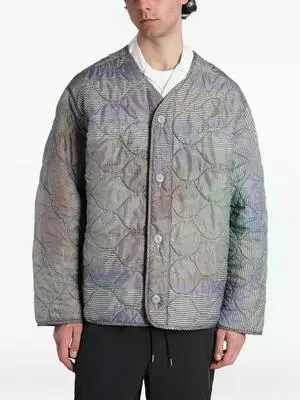PEACEMAKER OAMC Quilted V-neck Button-down Jacket
