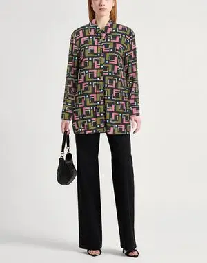 Malìparmi Printed Viscose And Elastane Shirt