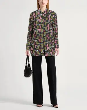 Malìparmi Printed Viscose And Elastane Shirt