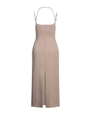 Attico Maxi Dress Virgin Wool