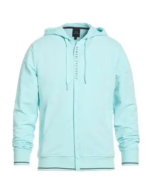 Armani Exchange Zip Up Hoodie - Turquoise