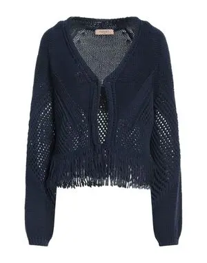 TWINSET Knitted Cardigan With Fringe Detail