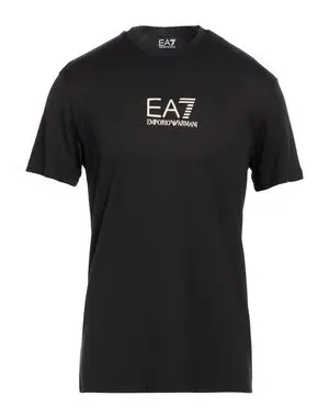 EA7 T-shirt Size Viscose, Polyamide, Elastane