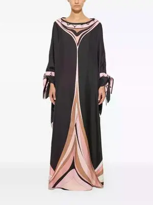 Emilio Pucci Fari Print Silk Kaftan