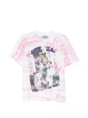BETTER WITH AGE Graphic-print Tie-dye T-shirt - White
