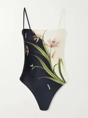 Agua Bendita Durazno Azucar" One-piece - Black