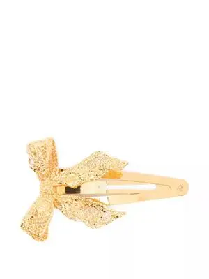 SHUSHU/TONG Bow Detail Hair Clip - Gold