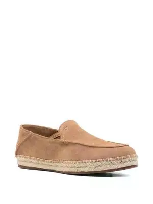 Guess Suede Espadrille Loafers - Neutrals