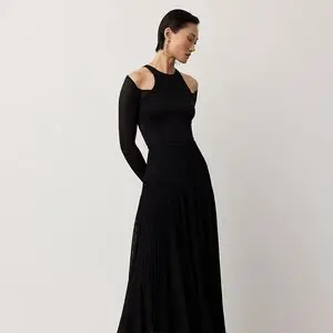 Ralph Lauren Celia Matte Ottoman Sweater Skirt