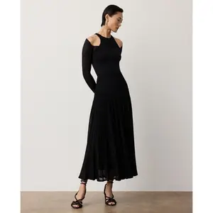Ralph Lauren Celia Matte Ottoman Sweater Skirt