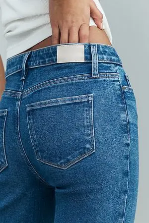 Paige Cindy High-rise Ankle Slim Straight Jeans - Saint Martin