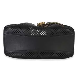 Chanel Perforated Calfskin Hobo Bag