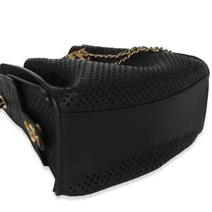 Chanel Perforated Calfskin Hobo Bag