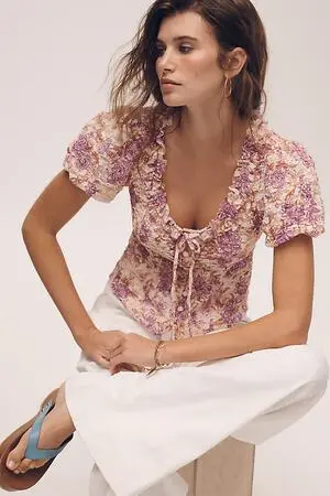 By Anthropologie Corset Top