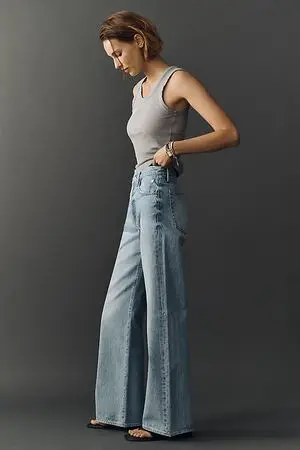 PISTOLA Larsen High Rise Relaxed Flare Jeans