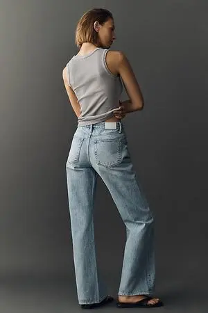 PISTOLA Larsen High Rise Relaxed Flare Jeans