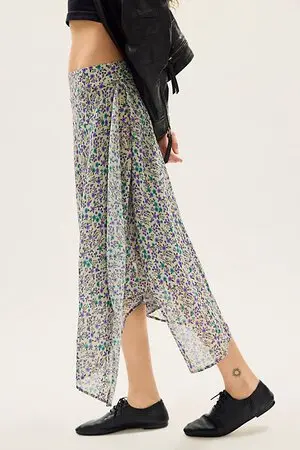 SPELL Mimi-rose Asymmetrical Skirt