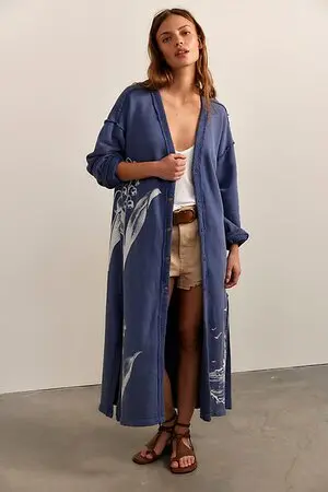 Free People Dutch Maxi Cardigan