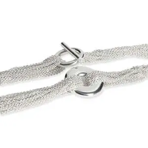 Tiffany & Co. Sterling Silver Multi-strand Circle Necklace