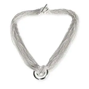 Tiffany & Co. Sterling Silver Multi-strand Circle Necklace
