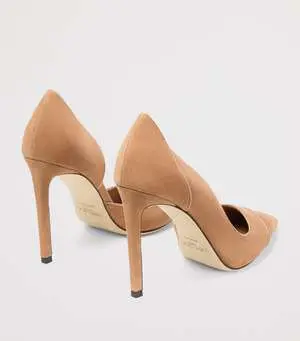 JIMMY CHOO Brigitte 100 Suede Pumps