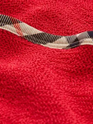 Hunza G X Burberry Two-piece Swimsuit With Burberry Check Trim - Red/check