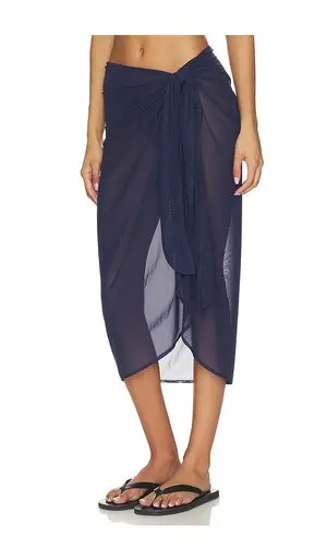 Good American Mesh Midi Sarong