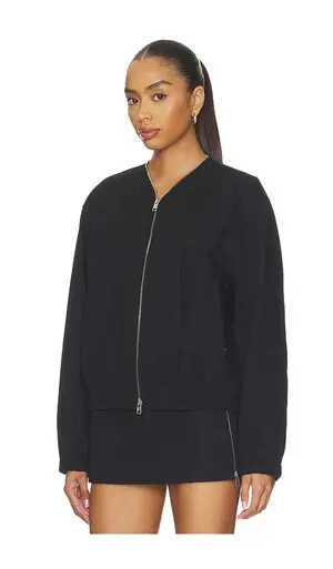 Alexander Wang Continuous Loop Zipper Coaches Jacket