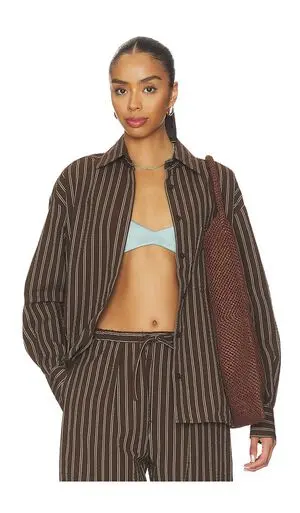 Closed Frill Shirts For Women