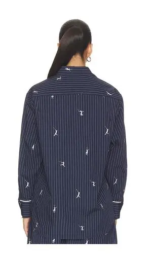 Lacoste Oversize Fit Jacquard Shirt