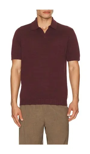 Onia Silk Linen Johnny Polo In . Also - Wine