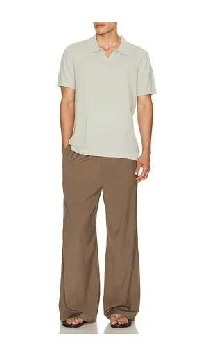 Onia Bouckle Knit Johnny Polo In . Also - Sage