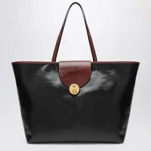 Versace Large Vivian Coated Canvas Shopper Bag