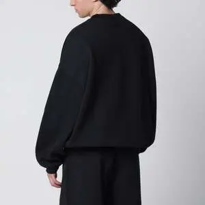 Fear Of God Cotton Fleece Sweatshirt With Logo Embroidery - Black