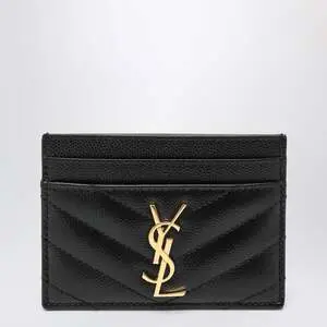 Saint Laurent Cassandre Cardholder - Black