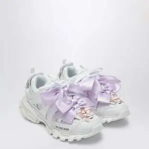 Balenciaga Track Bow Sneakers In Mixed Materials