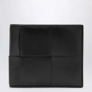 Bottega Veneta Intreccio Bi-fold Wallet - Black