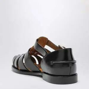 SEBAGO Leather Criss-cross Sandals