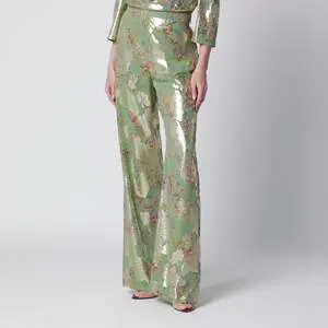 Valentino Garavani Printed Silk Trousers