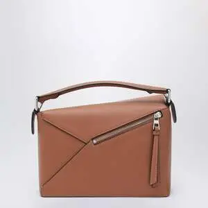 Loewe Small Puzzle Edge Bag - Brown