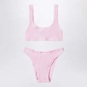 MC2 SAINT BARTH Baker Bikini In Crinkle Fabric - Pink