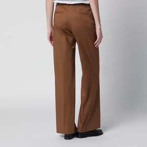 PT TORINO Francoise Cotton-blend Trousers - Beige