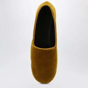 THE ROW Ponti Velvet Slip-on Slippers