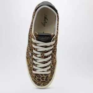AUTRY Windscape Low Leopard Suede Sneakers - Brown
