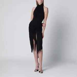 FRANCESCO MURANO Draped Viscose-blend Bodysuit
