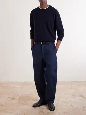 De Bonne Facture Balloon Tapered Denim Trousers