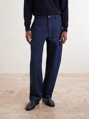 De Bonne Facture Balloon Tapered Denim Trousers