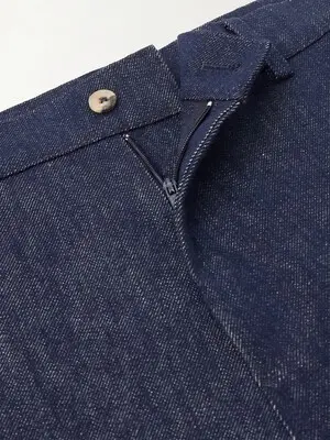 De Bonne Facture Balloon Tapered Denim Trousers