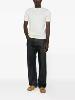 John Richmond Logo-print T-shirt - Neutrals